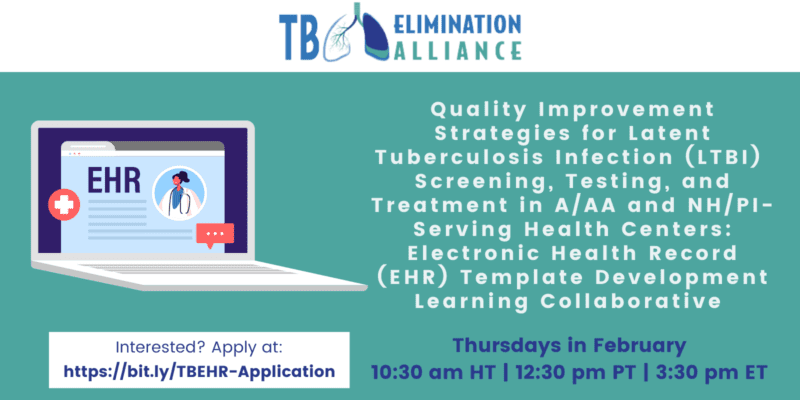 Upcoming Events – TB Elimination Alliance